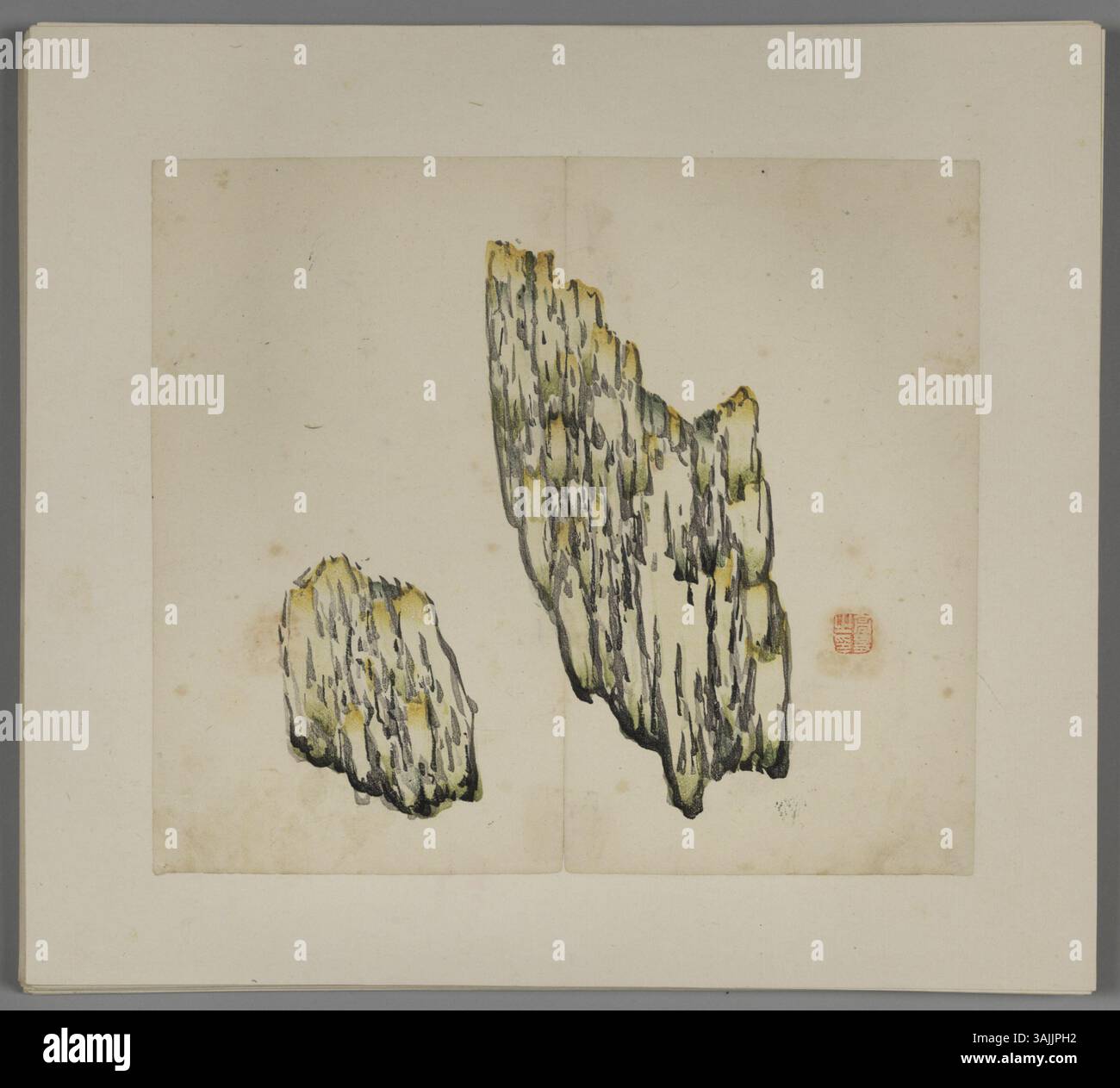 This individual Chinese print in The Palace Museum represents the ...