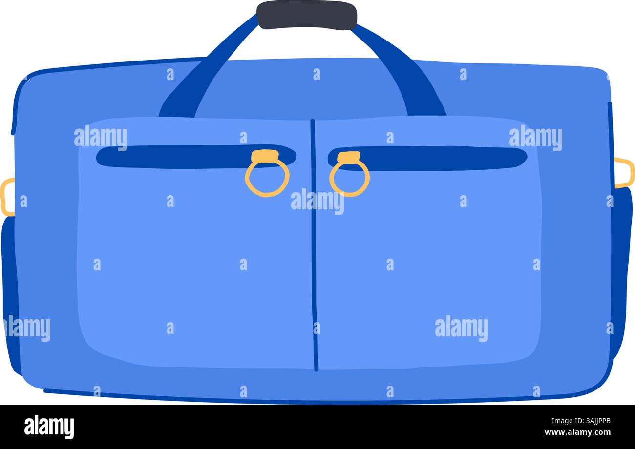 gym duffel bag cartoon vector illustration Stock Vector Image & Art - Alamy