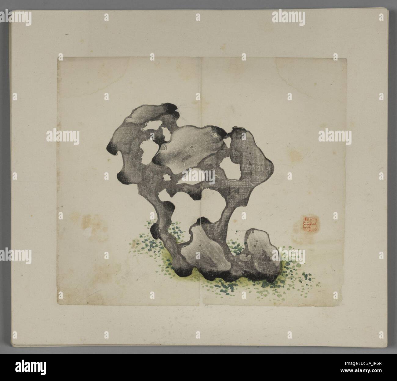 This individual Chinese print, housed in The Palace Museum, showcases ...