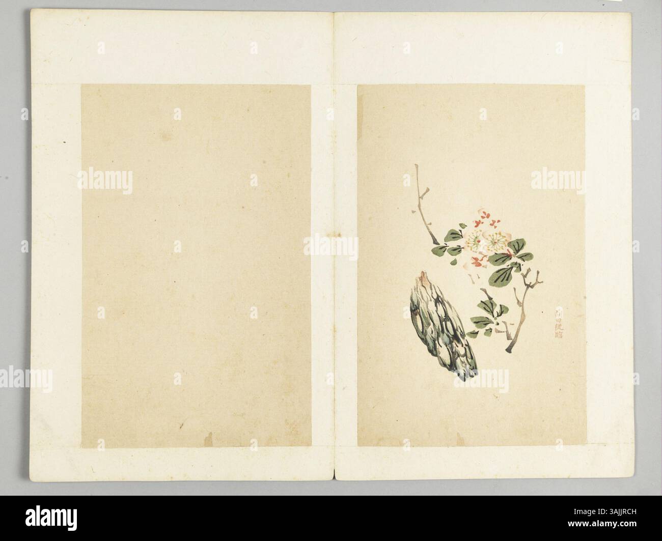 This individual Chinese print, housed in the Palace Museum, showcases ...