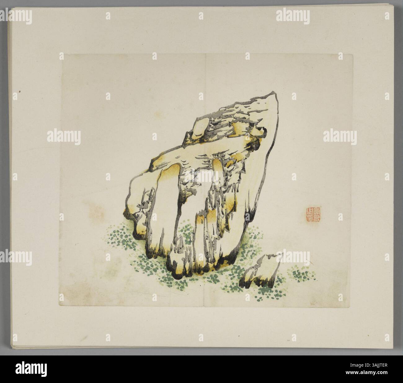 This print, an individual copy housed in The Palace Museum, displays ...