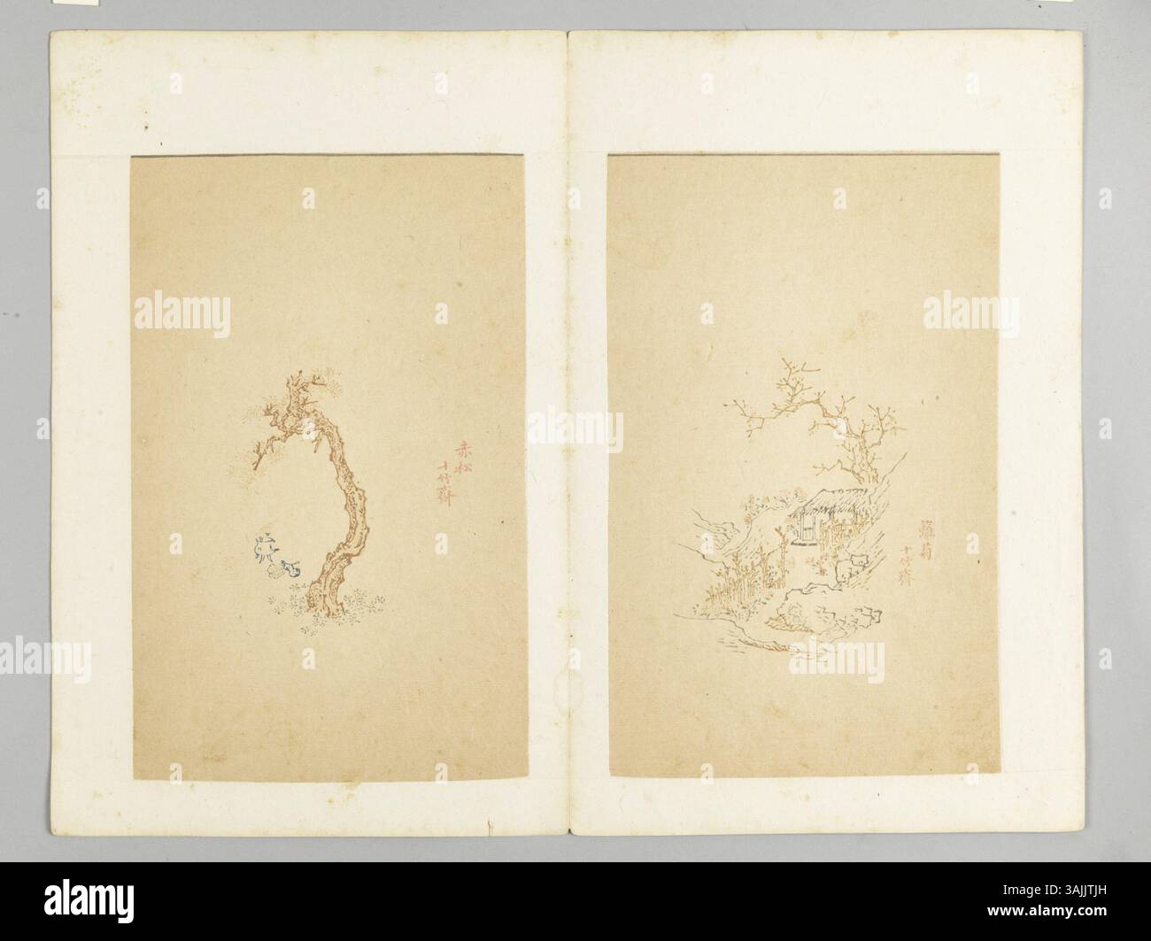 This individual Chinese print, housed in the Palace Museum, represents ...