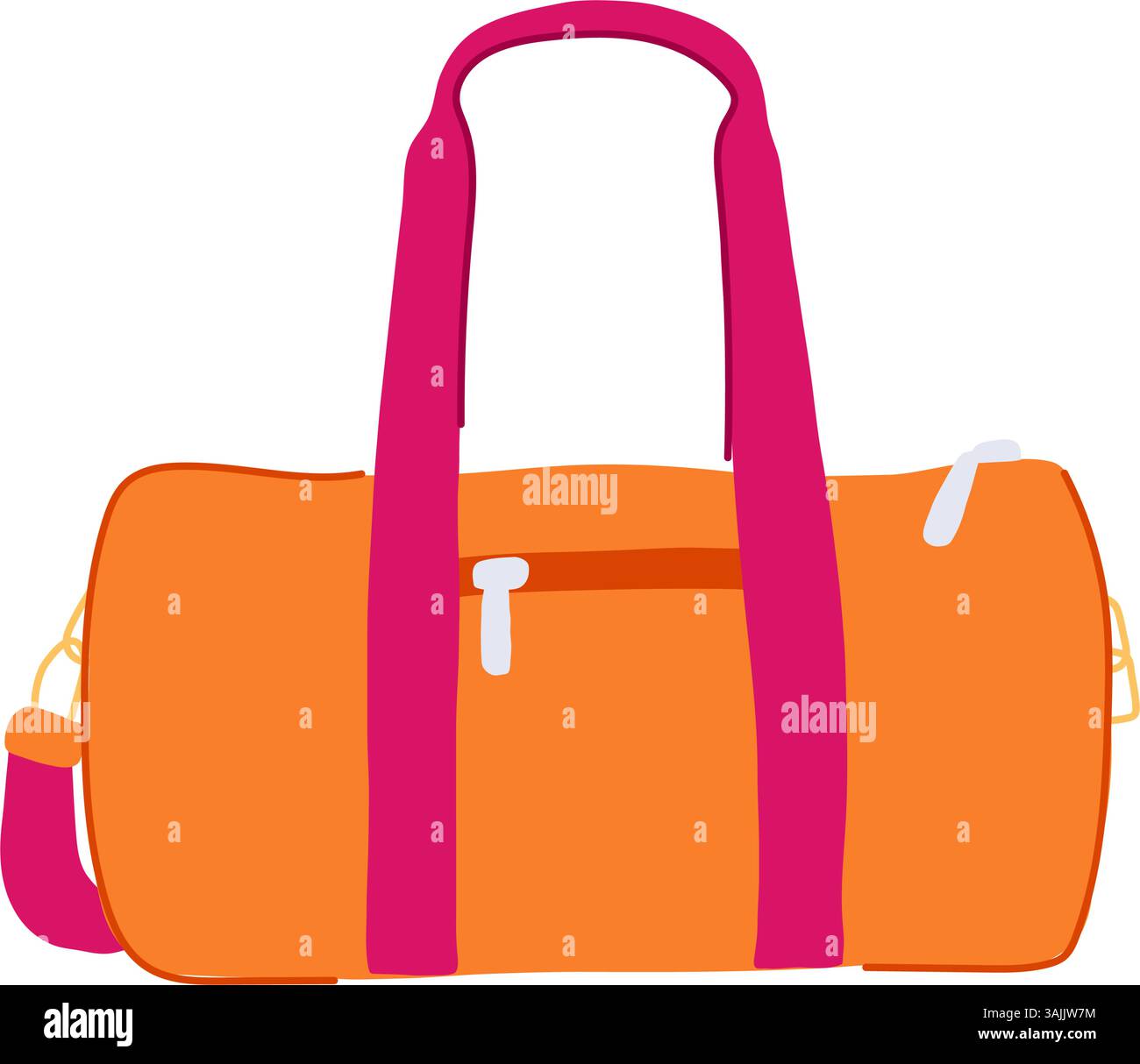 canvas duffel bag cartoon vector illustration Stock Vector Image & Art ...