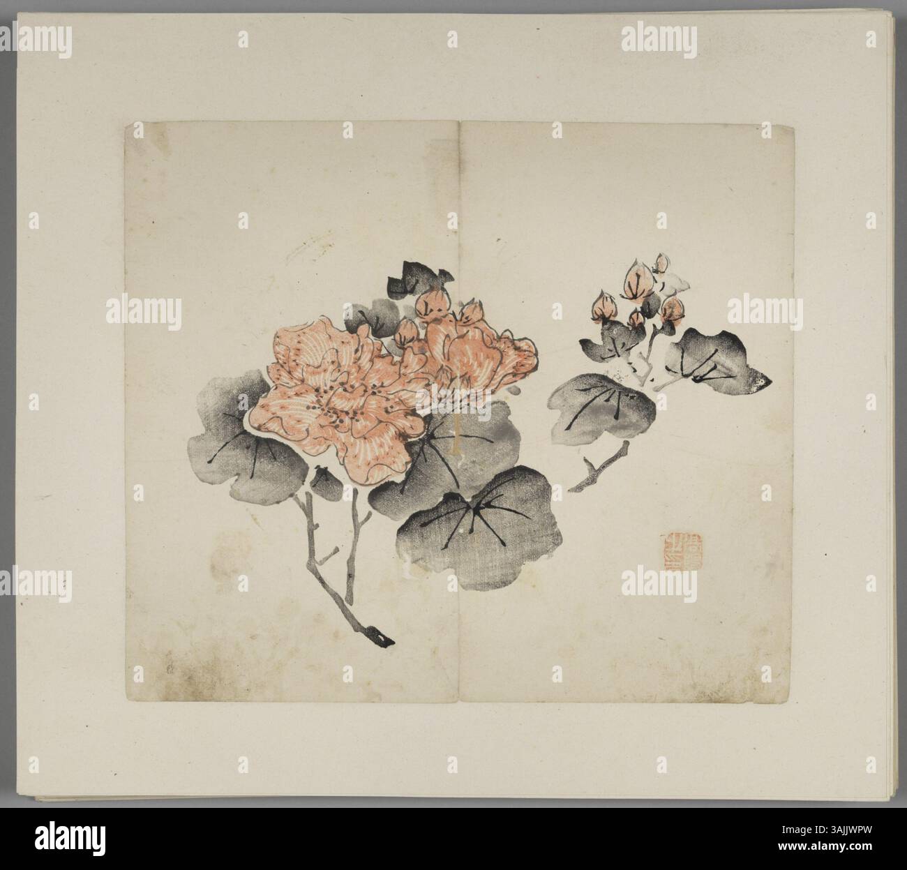 This individual Chinese print, preserved at The Palace Museum ...