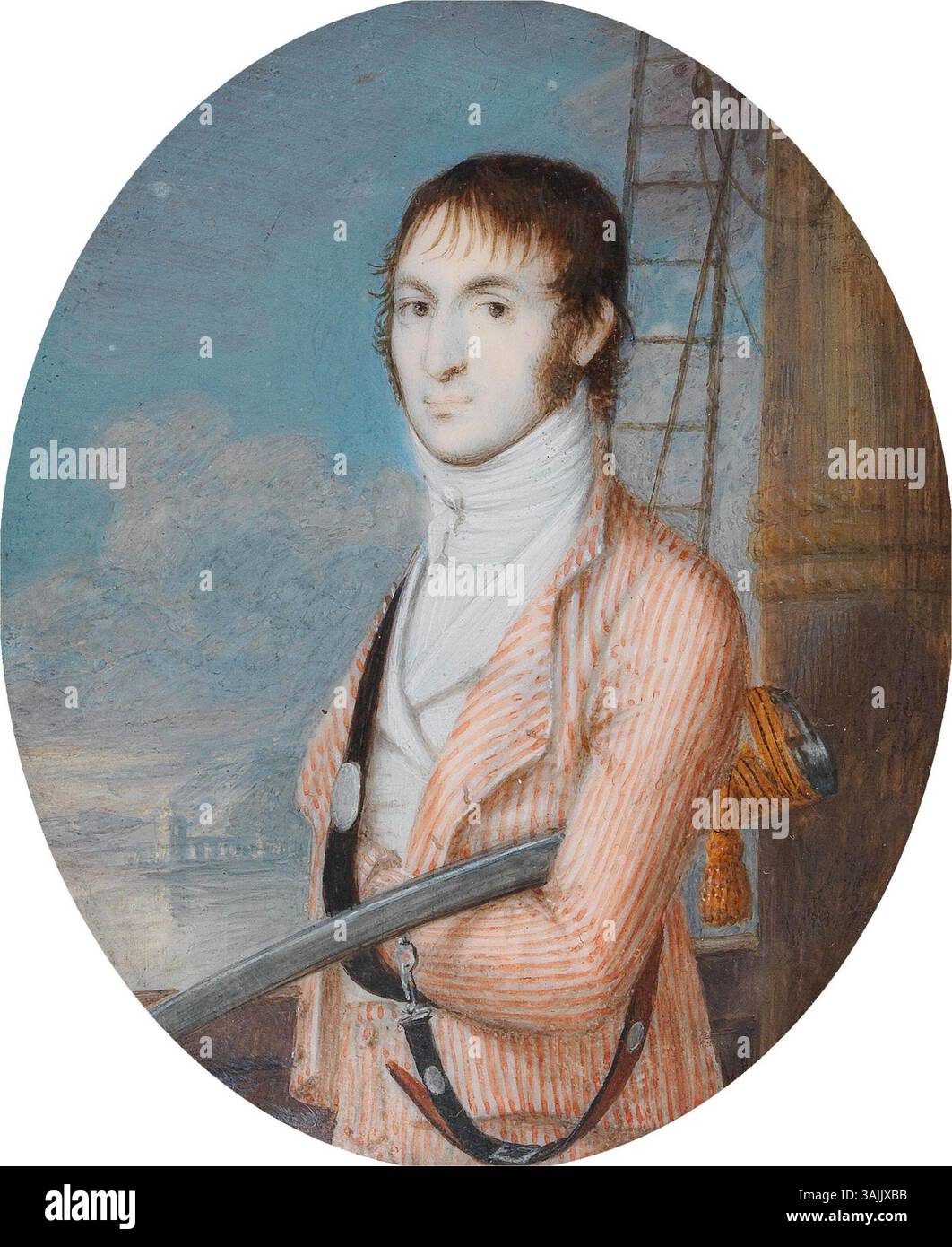 This late 18th-century or early 19th-century portrait, attributed to ...