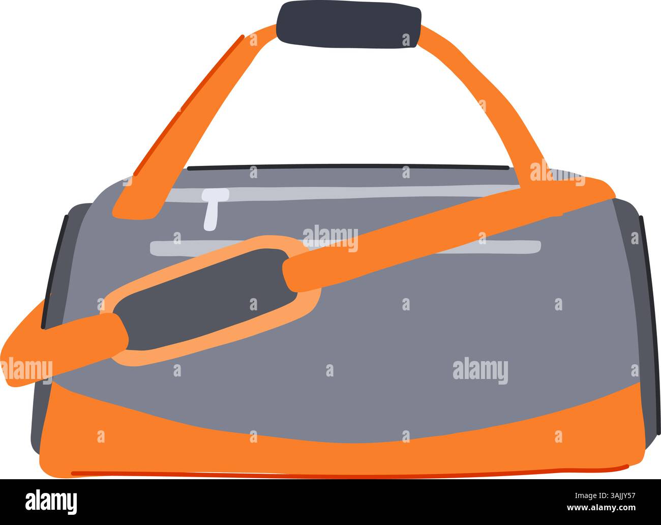 waterproof duffel bag cartoon vector illustration Stock Vector Image ...