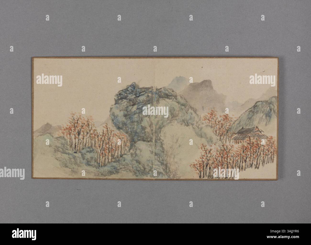 A painting by Dong Bangda, reflecting the artistic traditions of the ...