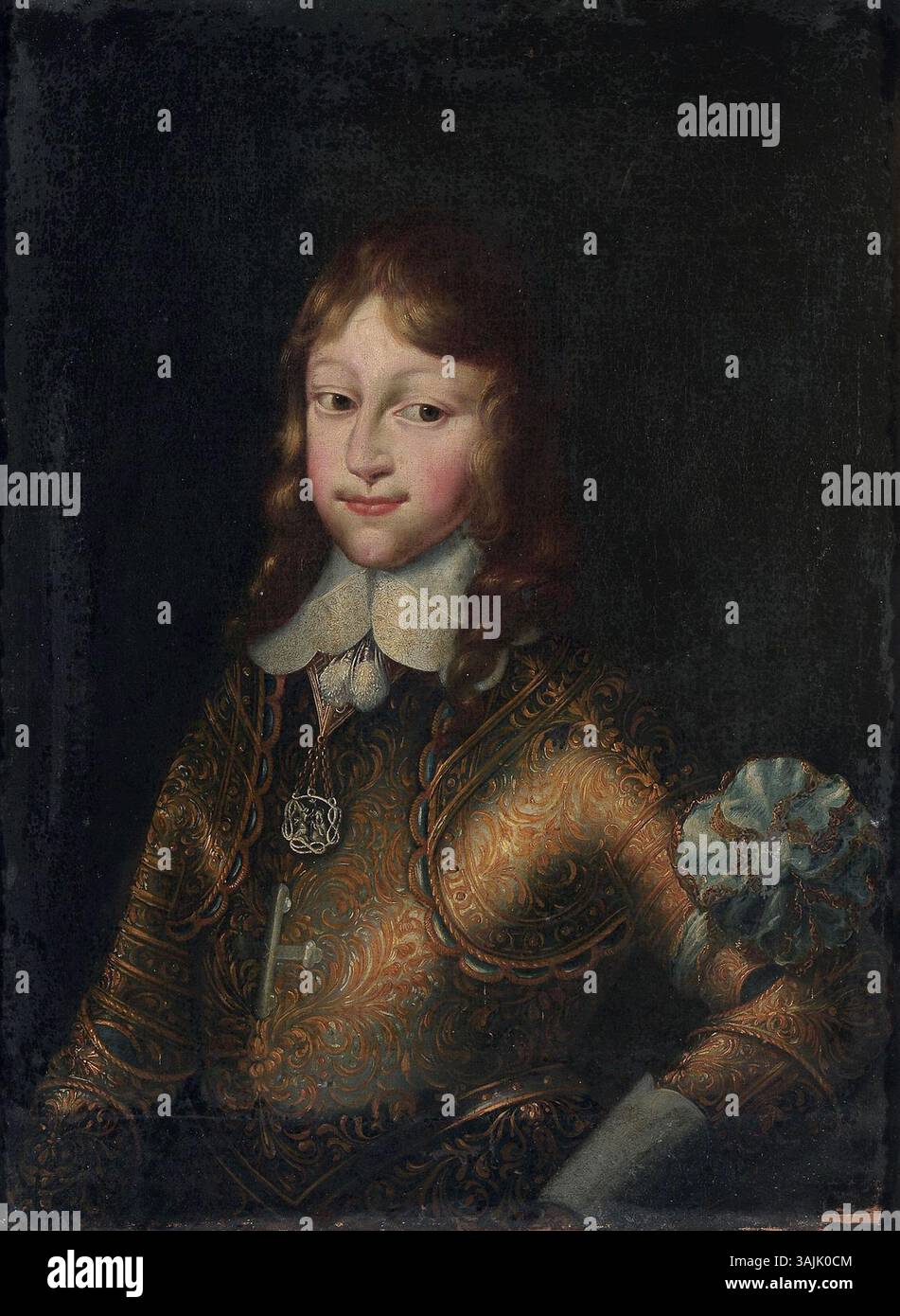 This 17th-century portrait, attributed to the Piedmontese School ...