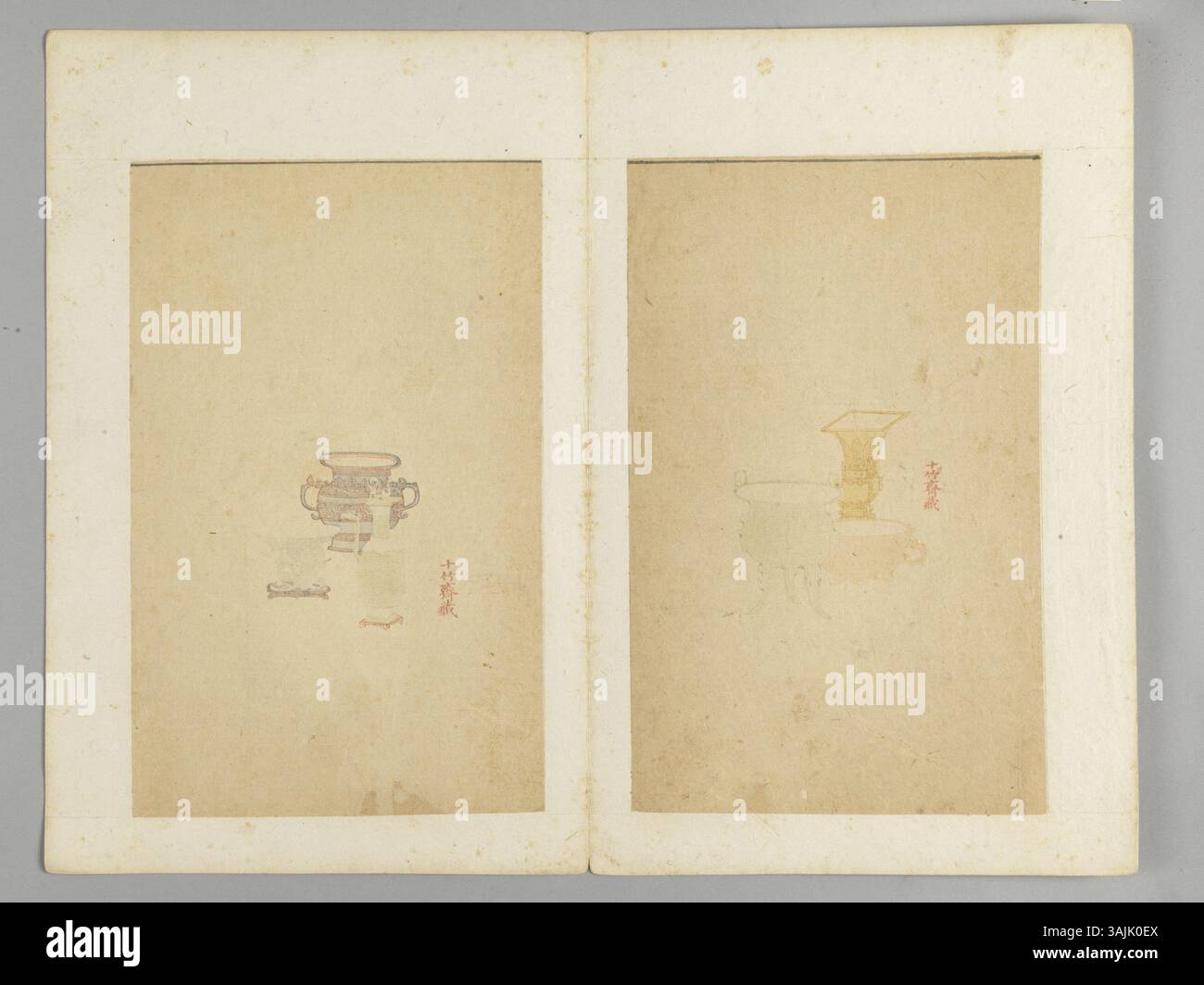 A print from The Palace Museum's collection, illustrating traditional ...