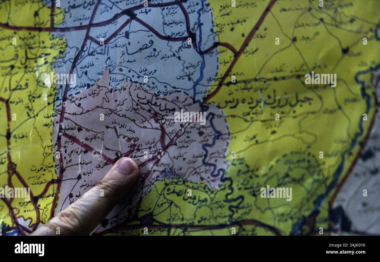 Kurdish land in middle east map hi-res stock photography and images - Alamy