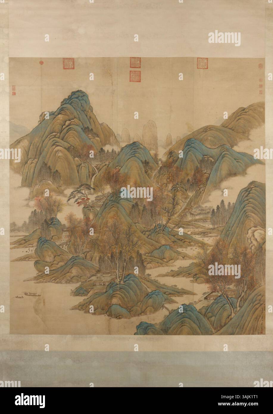 A collection of Chinese paintings housed in The Palace Museum showcases ...