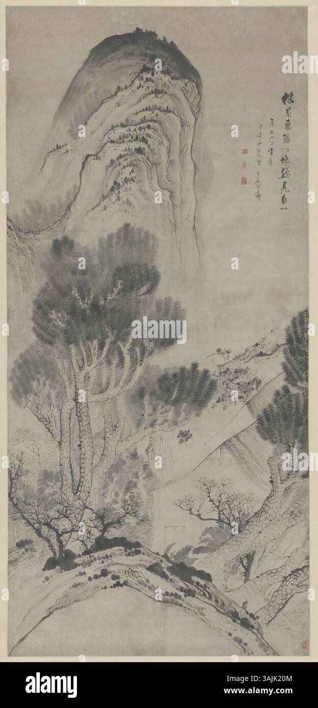 Shitao (1642–1707), a prominent artist from the Qing dynasty, is known ...