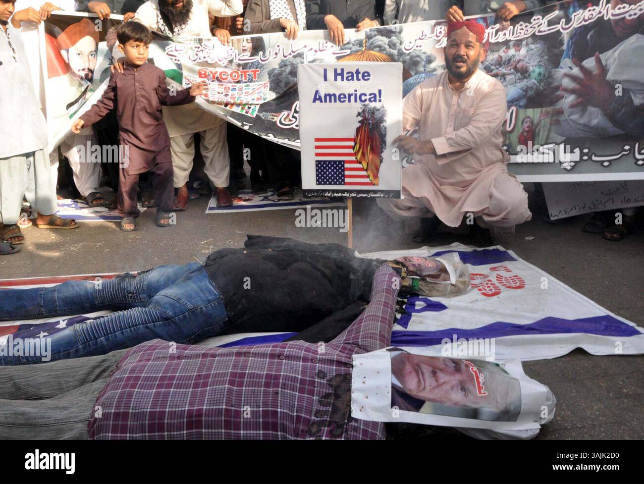 Activists of Sunni Tehreek (PST) are holding protest rally against ...