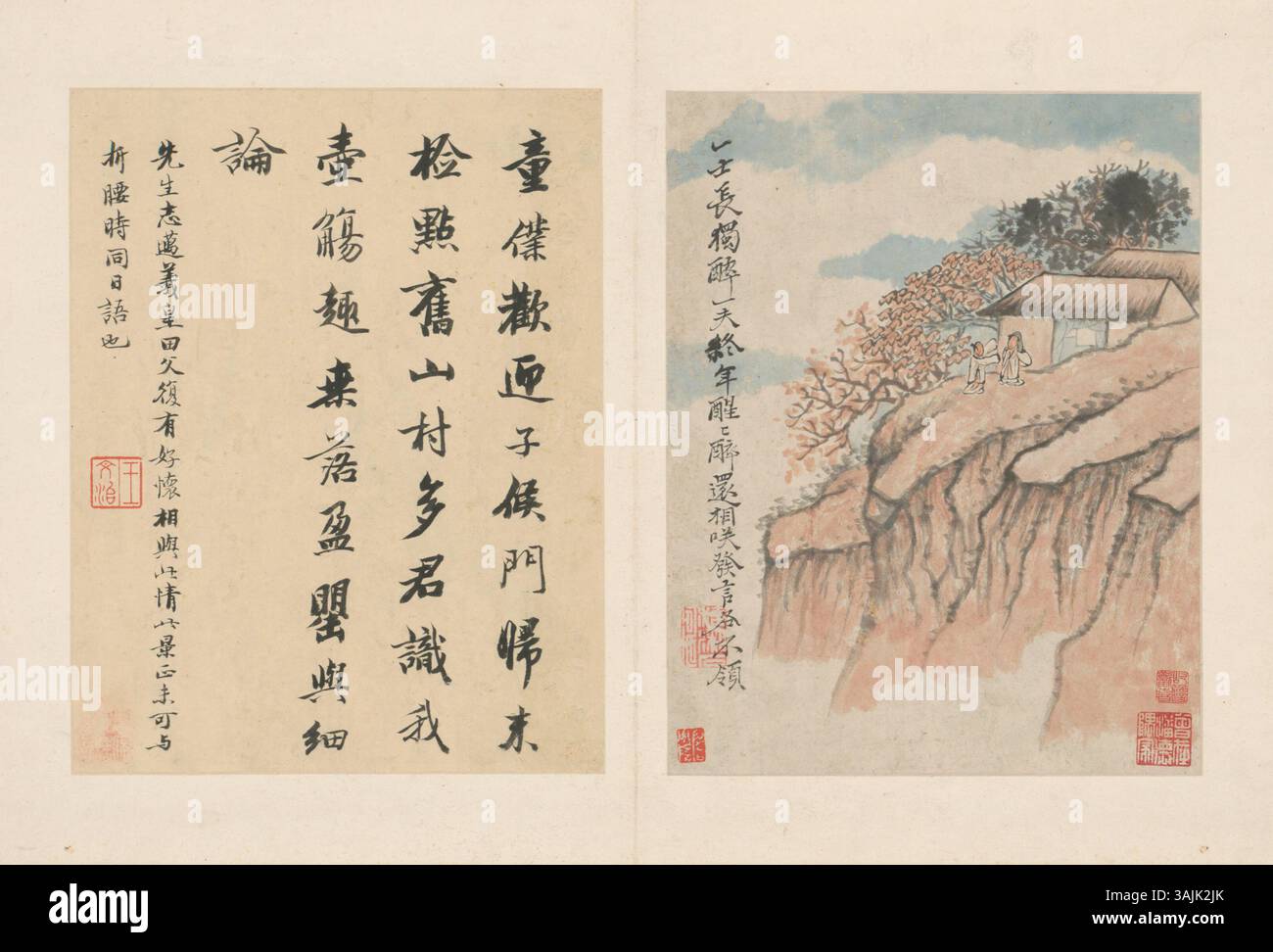 Shitao, an influential Chinese painter from the late Ming to early Qing ...