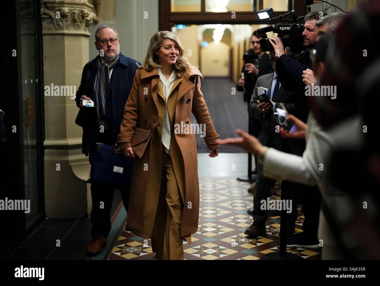 Ottawa, Canada. 11th Apr, 2025. Minister of Foreign Affairs Melanie ...