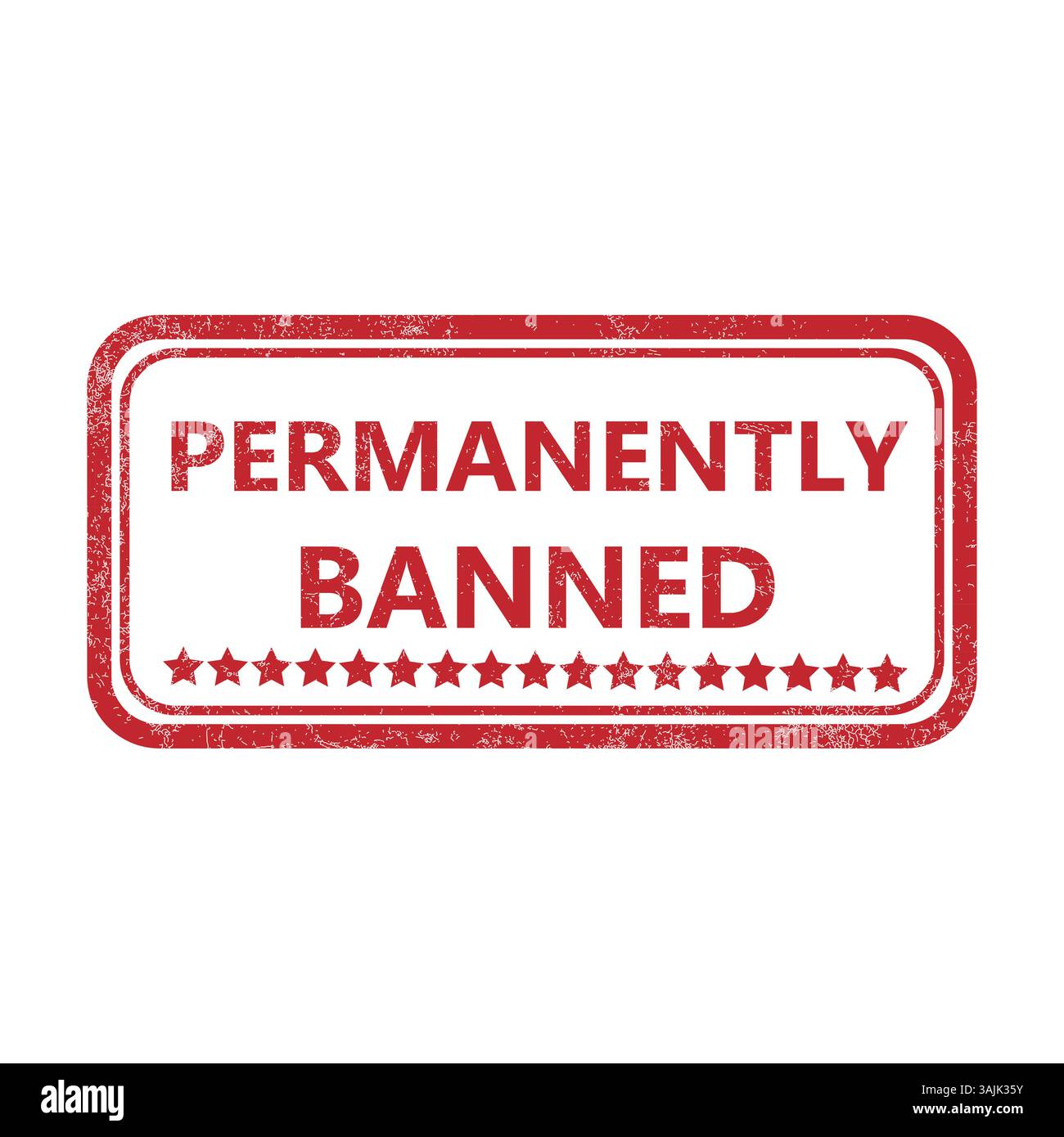 Refusal notification Stock Vector Images - Alamy