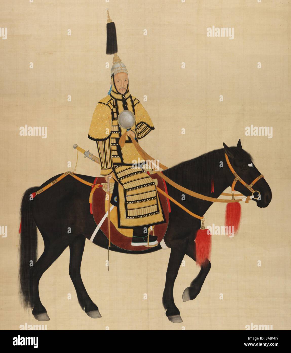 This painting from The Palace Museum features Emperor Daoguang in his ...