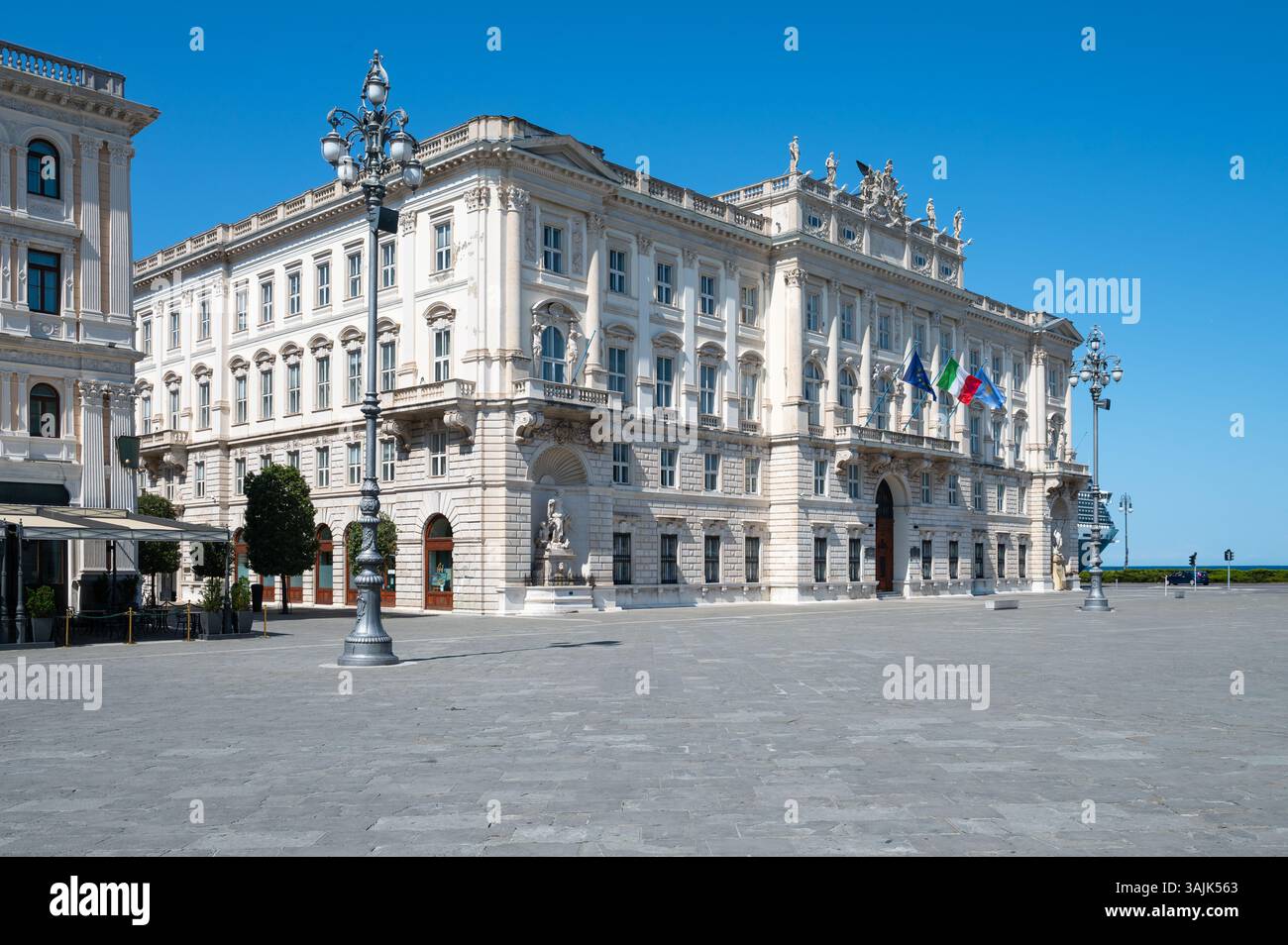Unity Of Italy Square, Trieste Stock Photo - Alamy
