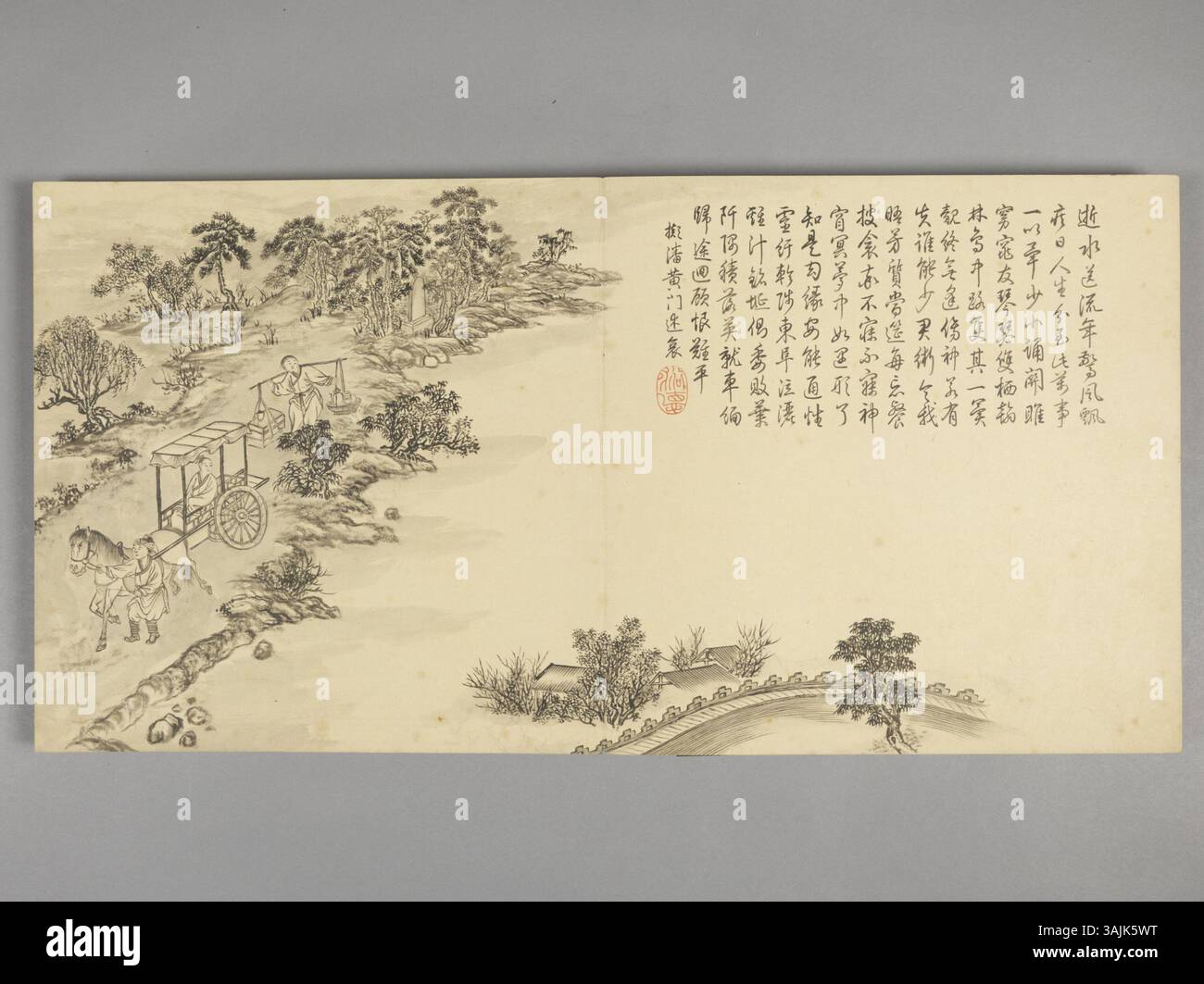 Dong Bangda's (1699–1769) Chinese painting in The Palace Museum, known ...