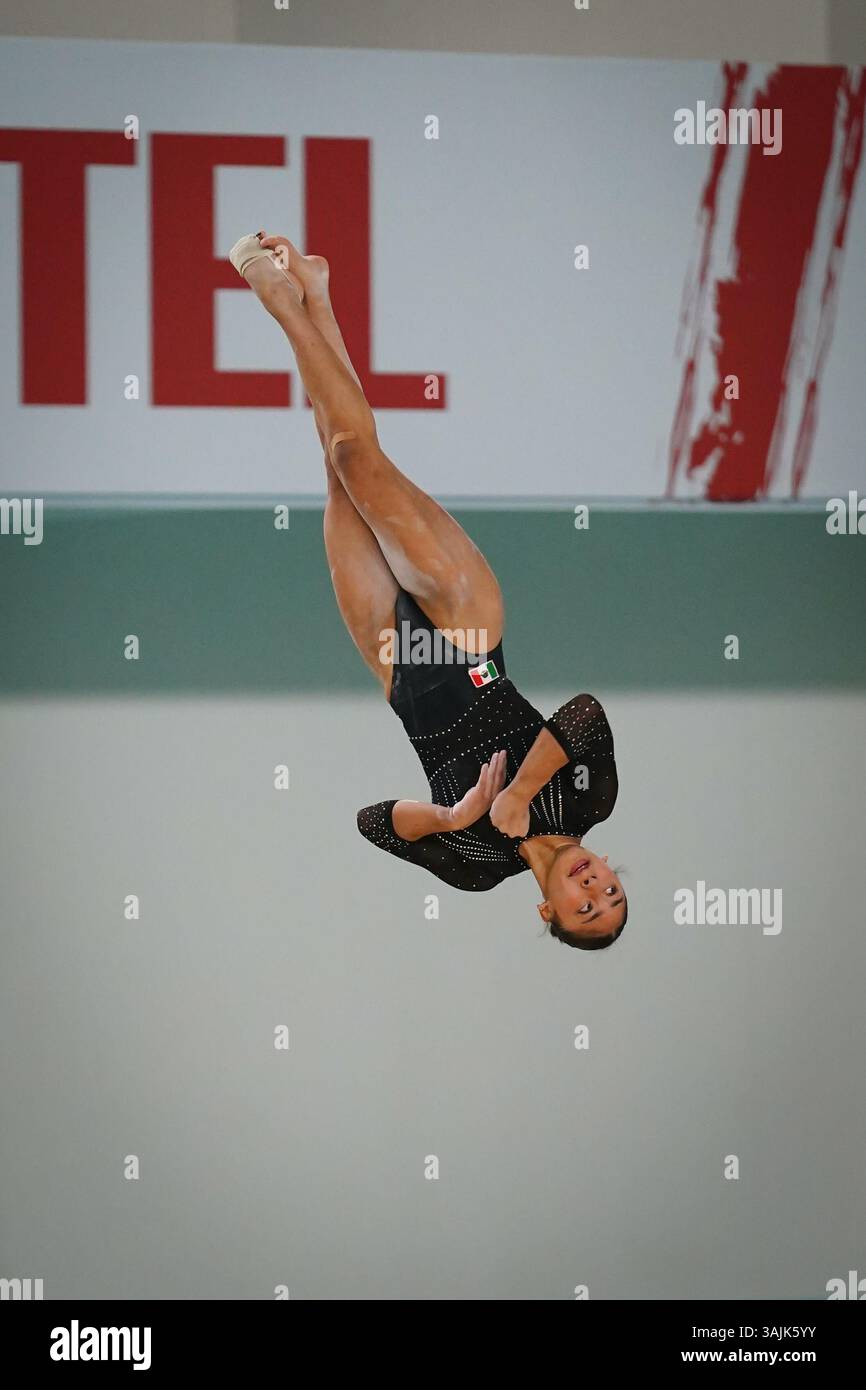 ANTALYA, TURKIYE - MARCH 23, 2025: Michelle PINEDA performing on floor ...
