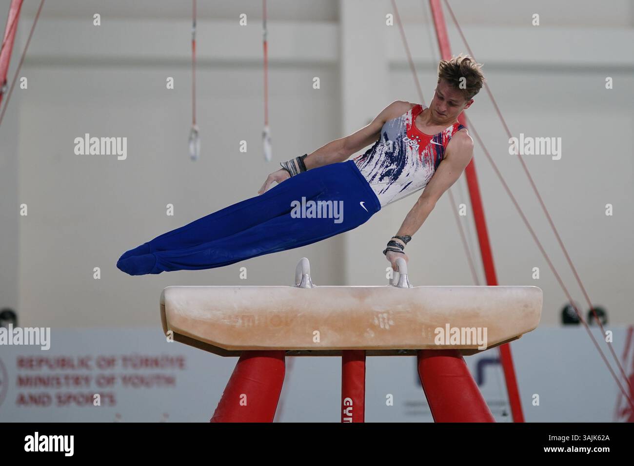 ANTALYA, TURKIYE - MARCH 22, 2025: Patrick HOOPES performing on the ...