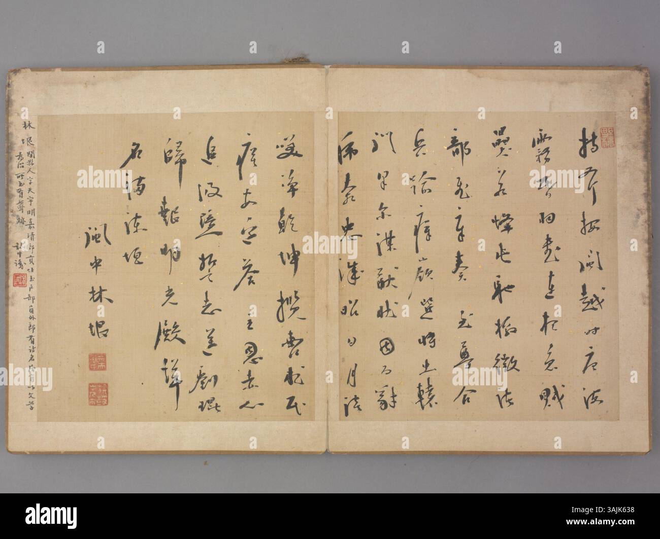 This Chinese calligraphy work at The Palace Museum features detailed ...