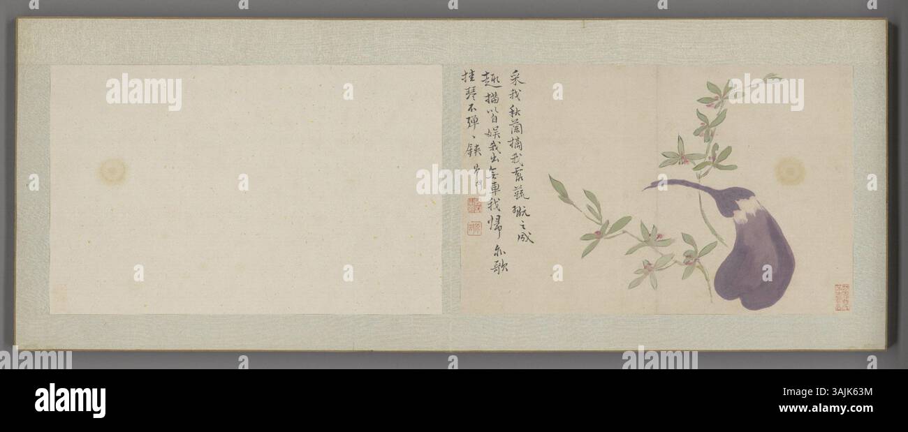 This Chinese painting by Chen Shu (1612–1682) showcases his mastery of ...