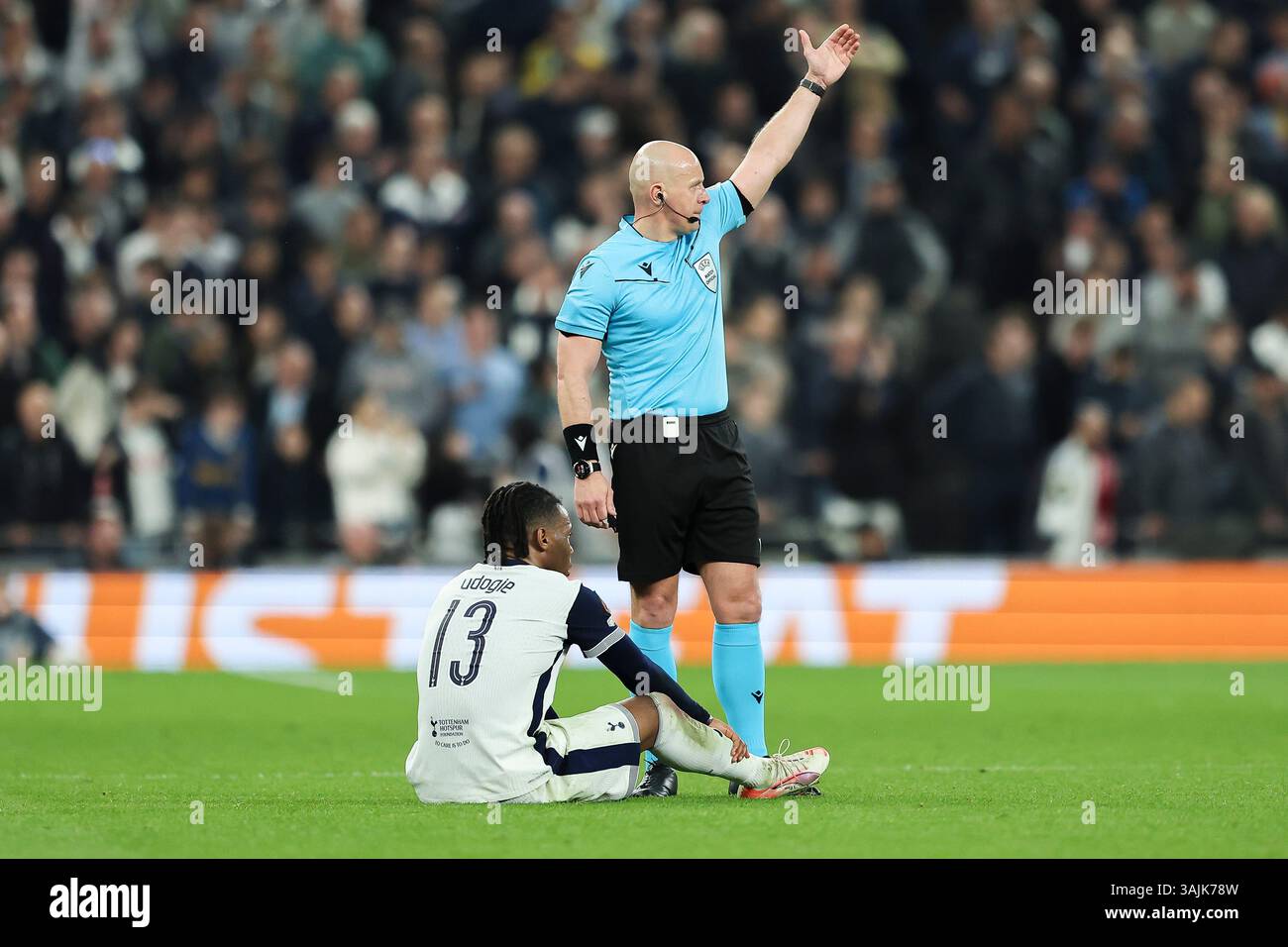 Tottenham Hotspur Stadium, London, UK. 10th Apr, 2025. UEFA Europa ...