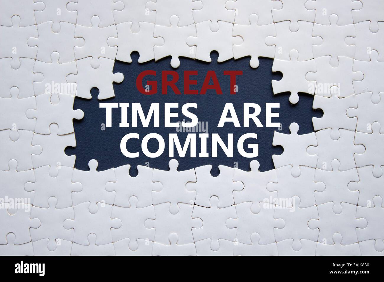 Great times are coming symbol. Concept words Great times are coming on ...