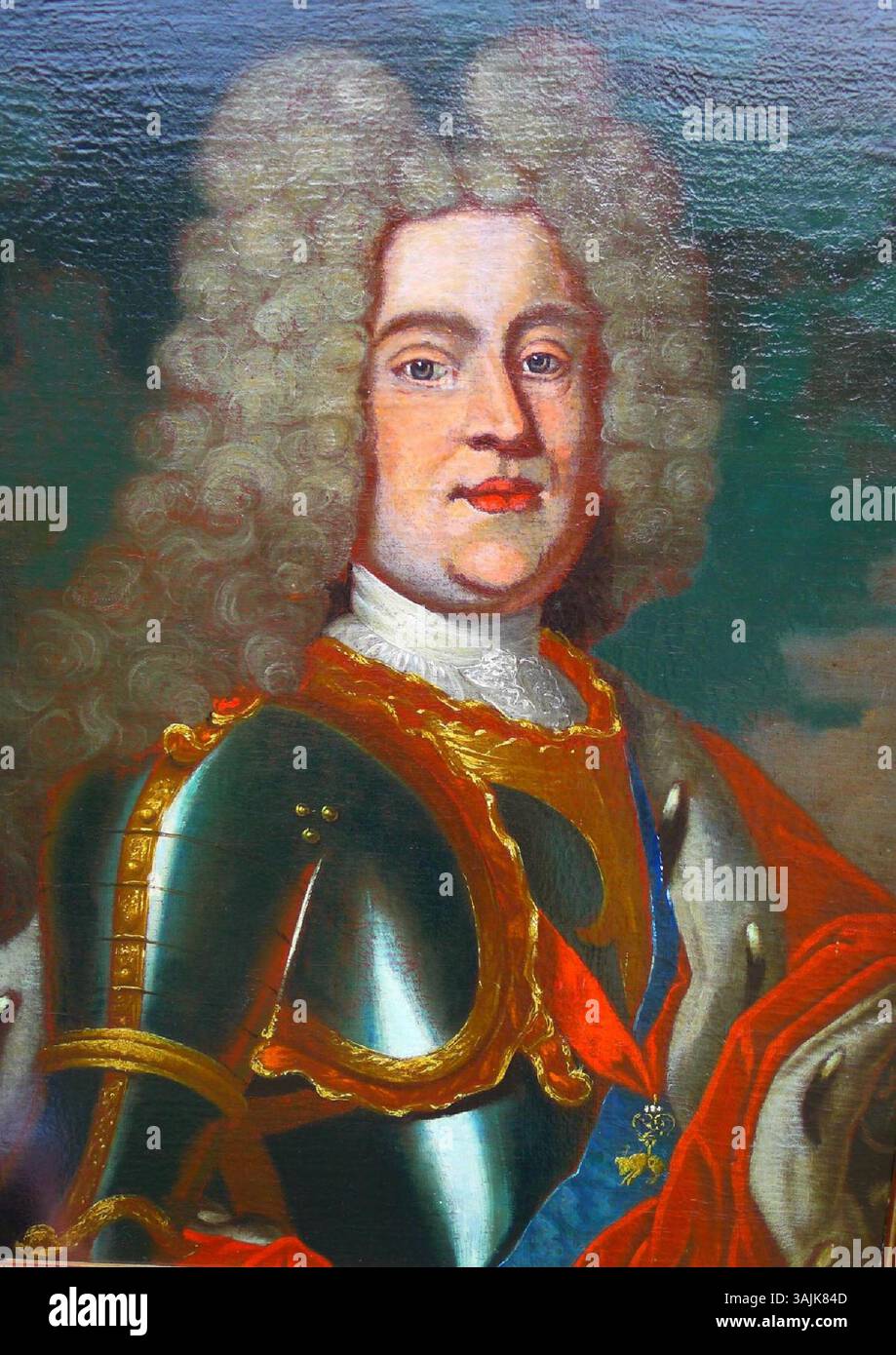 This 18th-century portrait of Friedrich August I of Saxony portrays the ...