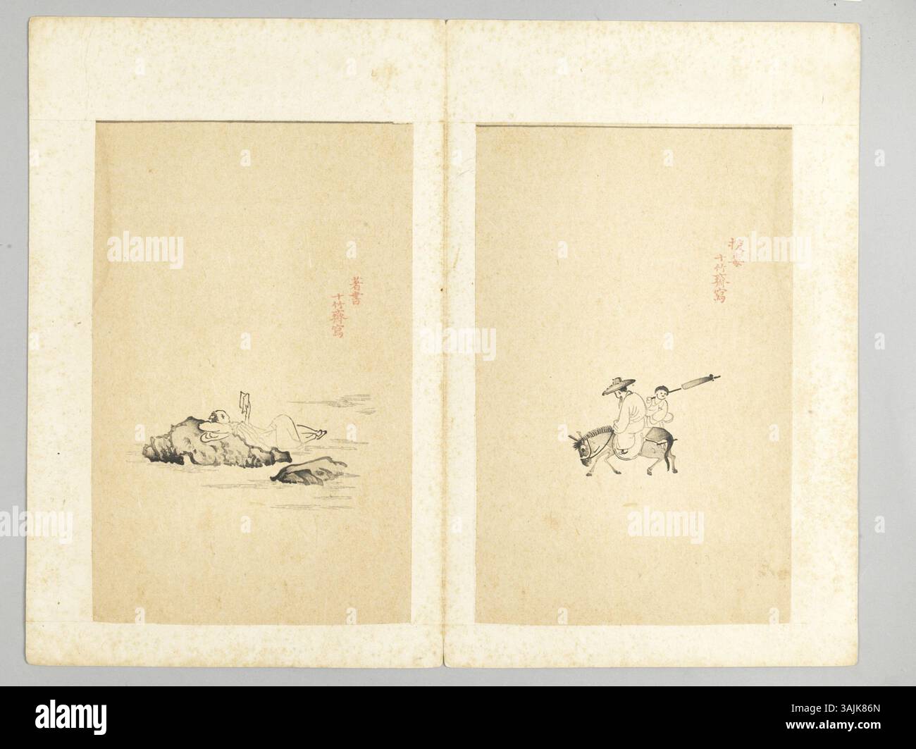 This individual print, preserved in the Palace Museum, exemplifies the ...