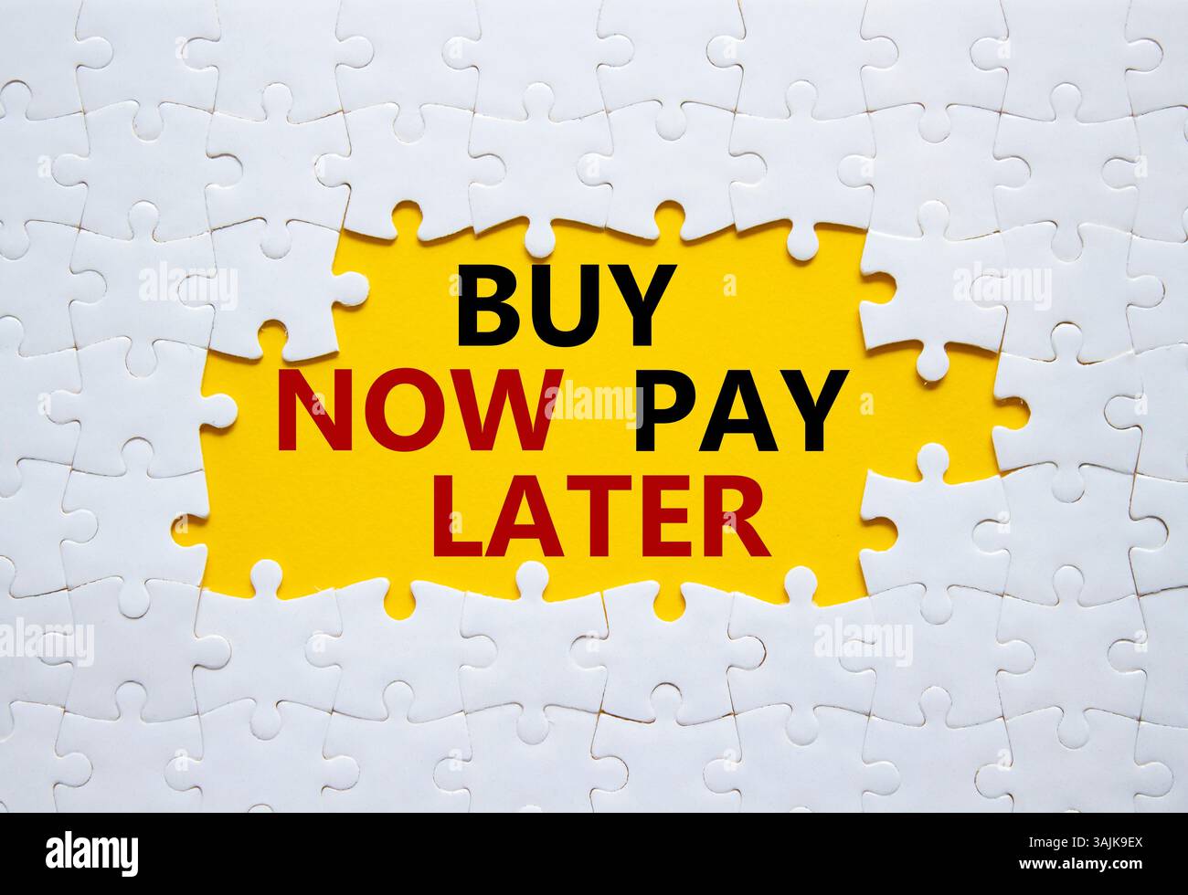 Buy now Pay later symbol. Concept word Buy now Pay later on white ...