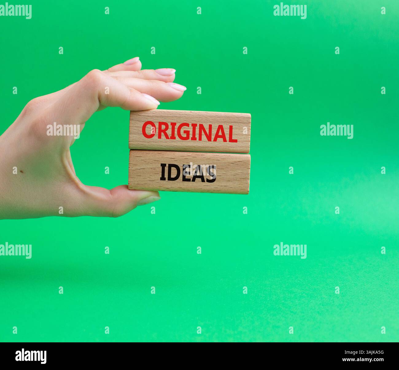 Original ideas symbol. Concept word Original ideas on wooden blocks ...