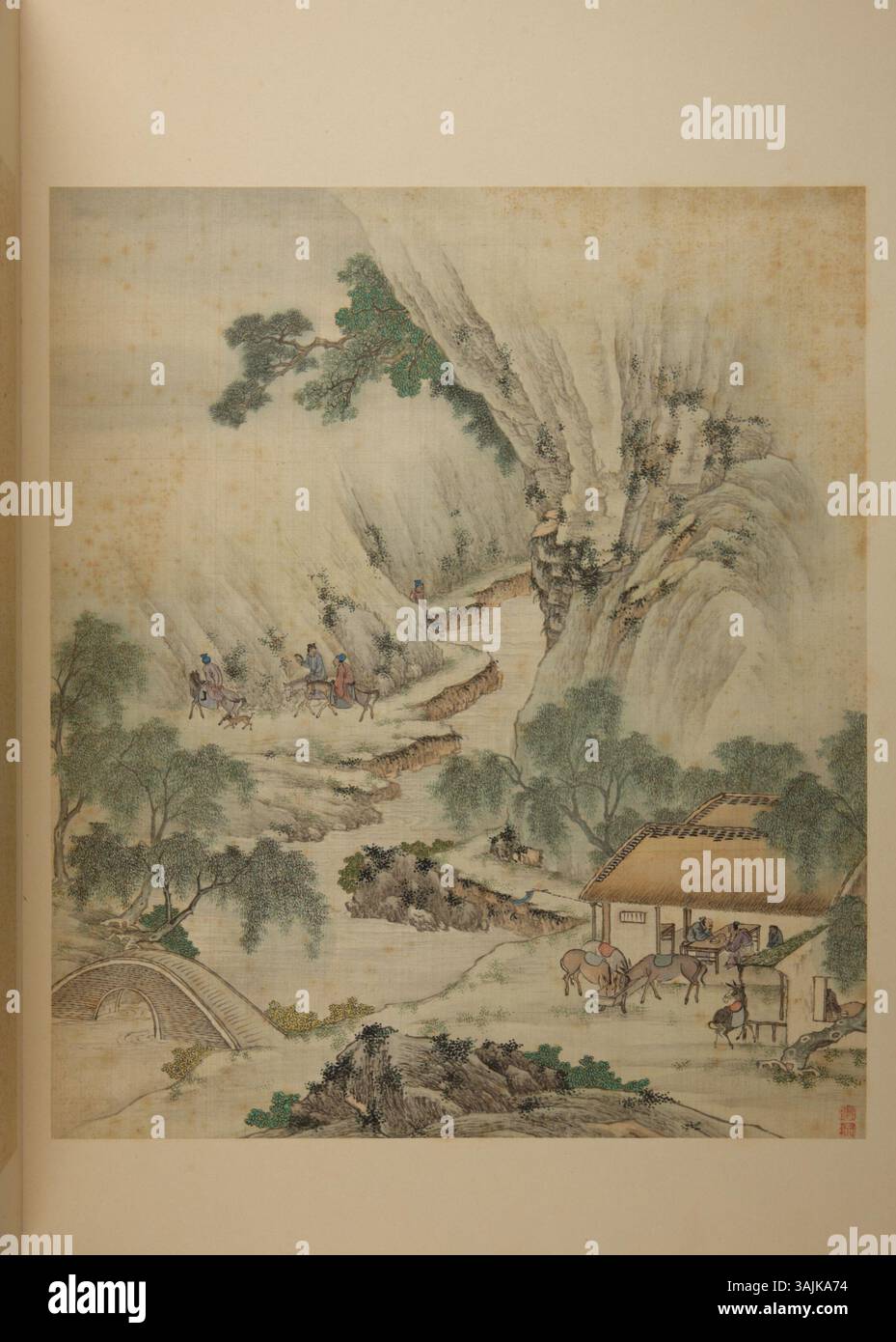 A Chinese painting held at The Palace Museum that exemplifies the ...