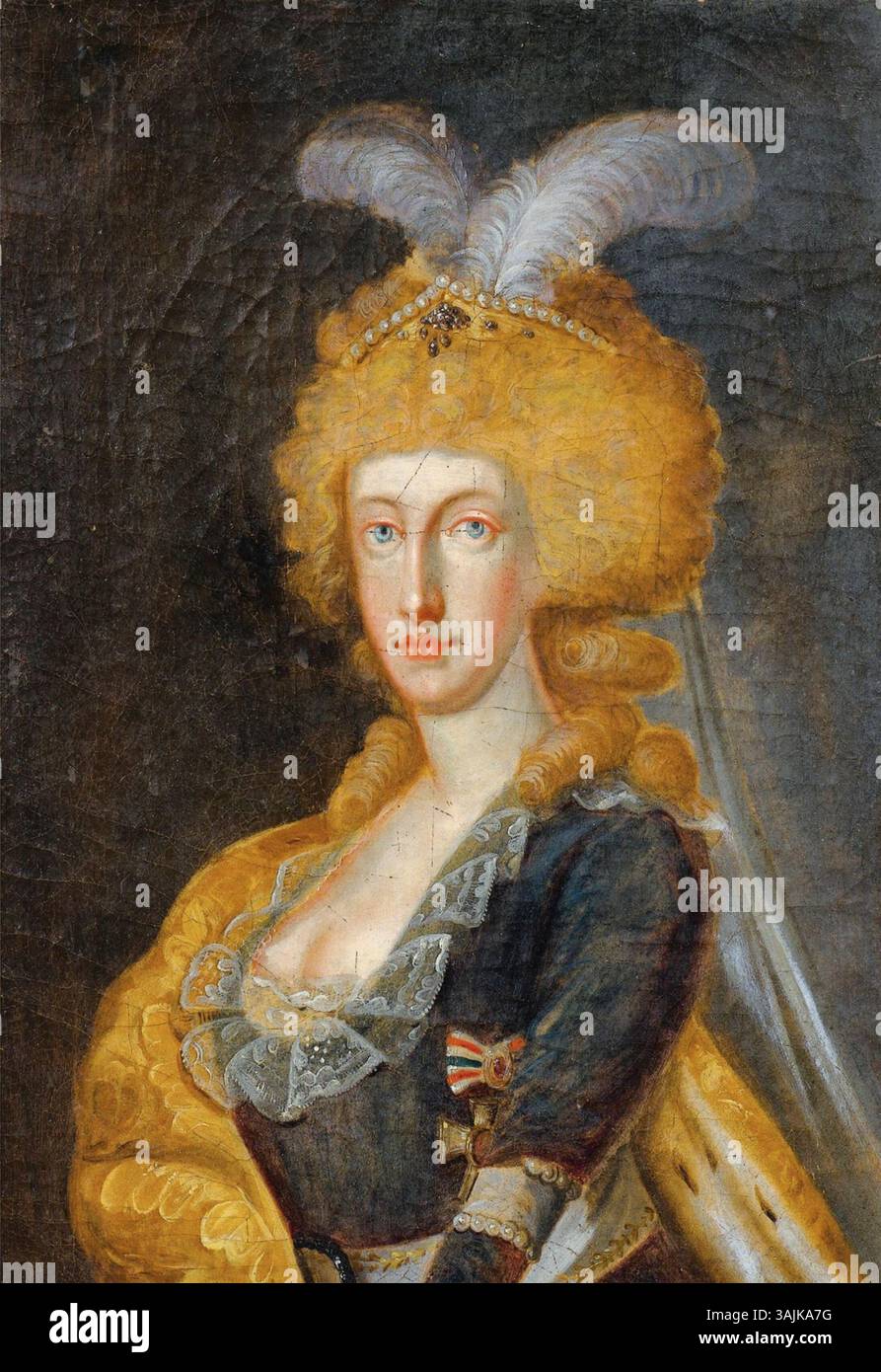 Portrait of Maria Luisa of Spain, Queen Consort of Spain, painted circa ...