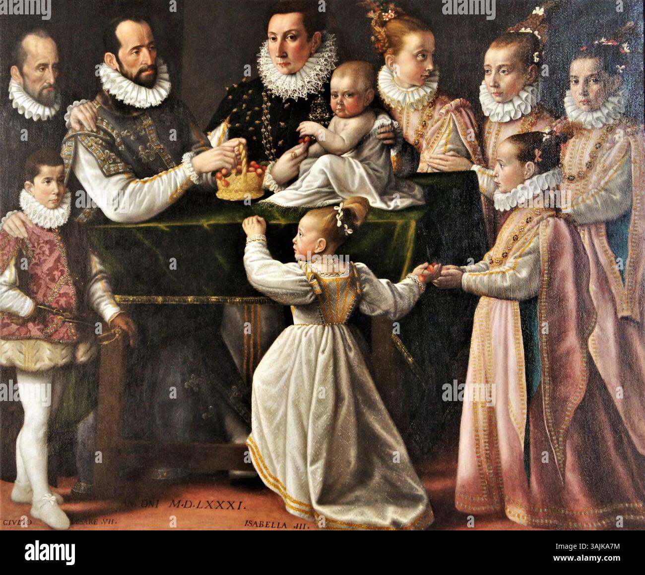 This family portrait from the 17th century depicts the noble Gonzaga ...