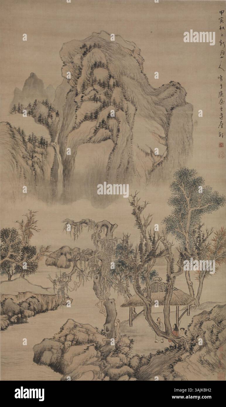 Hua Yan, a renowned Chinese painter of the Qing dynasty, is recognized ...