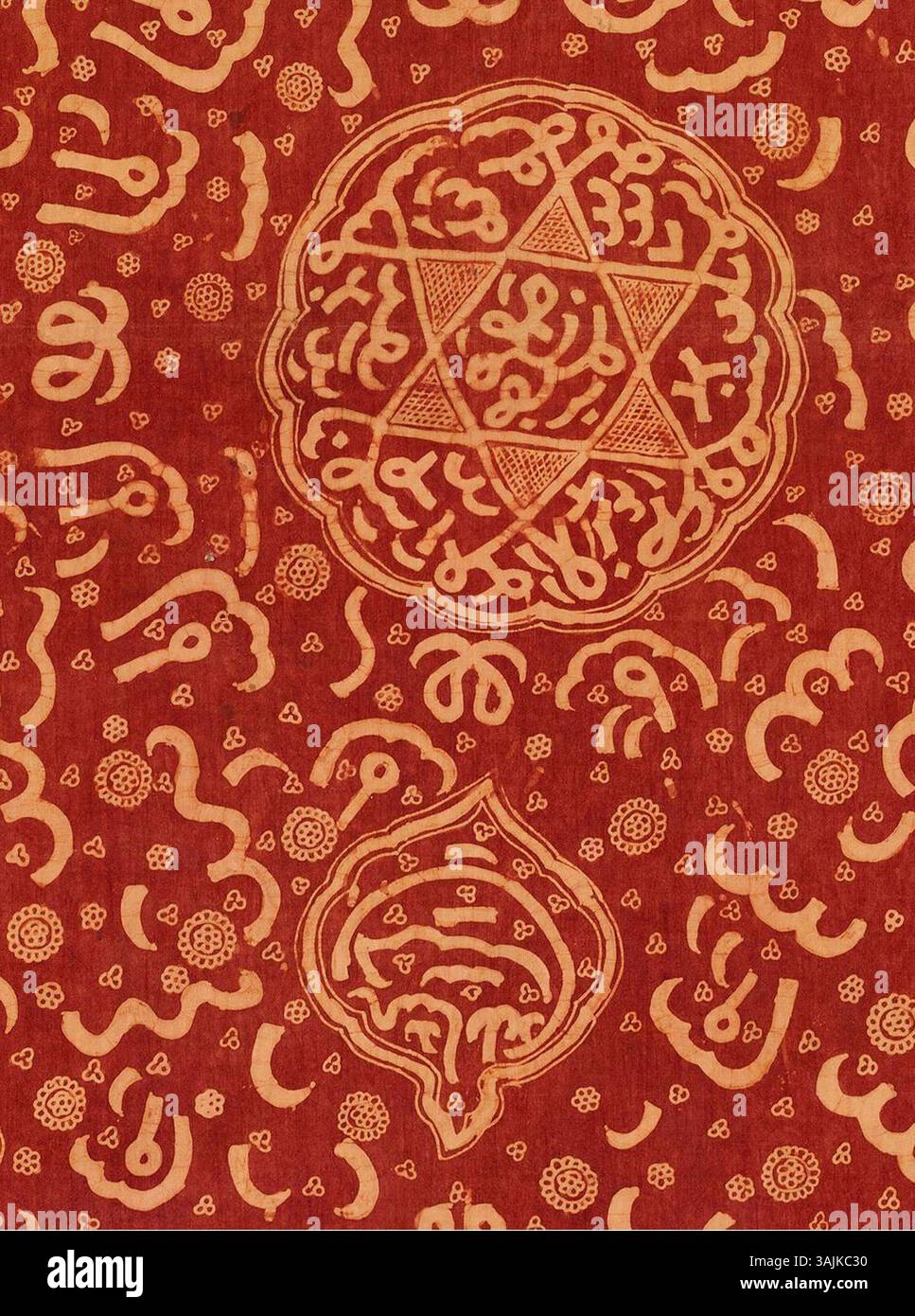 This 19th/early 20th-century hand-drawn batik cloth from Jambi, Sumatra ...