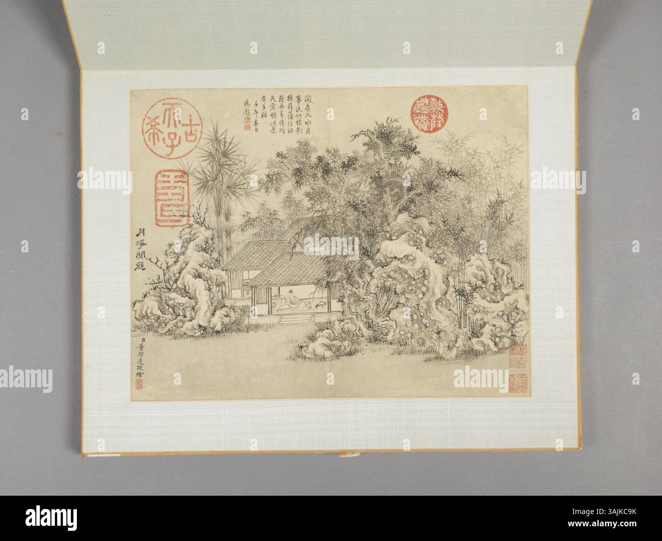 A Chinese painting by Dong Bangda (1699–1769), part of The Palace ...