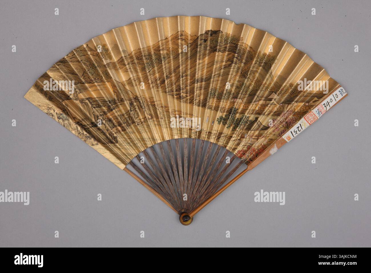 This fan painting from The Palace Museum is a fine example of Qing ...