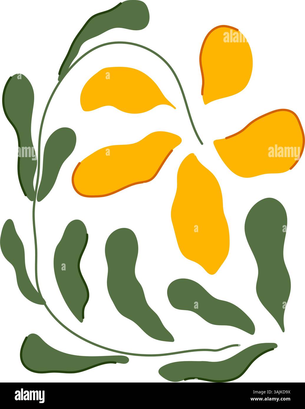 decoration floral arch cartoon vector illustration Stock Vector Image ...