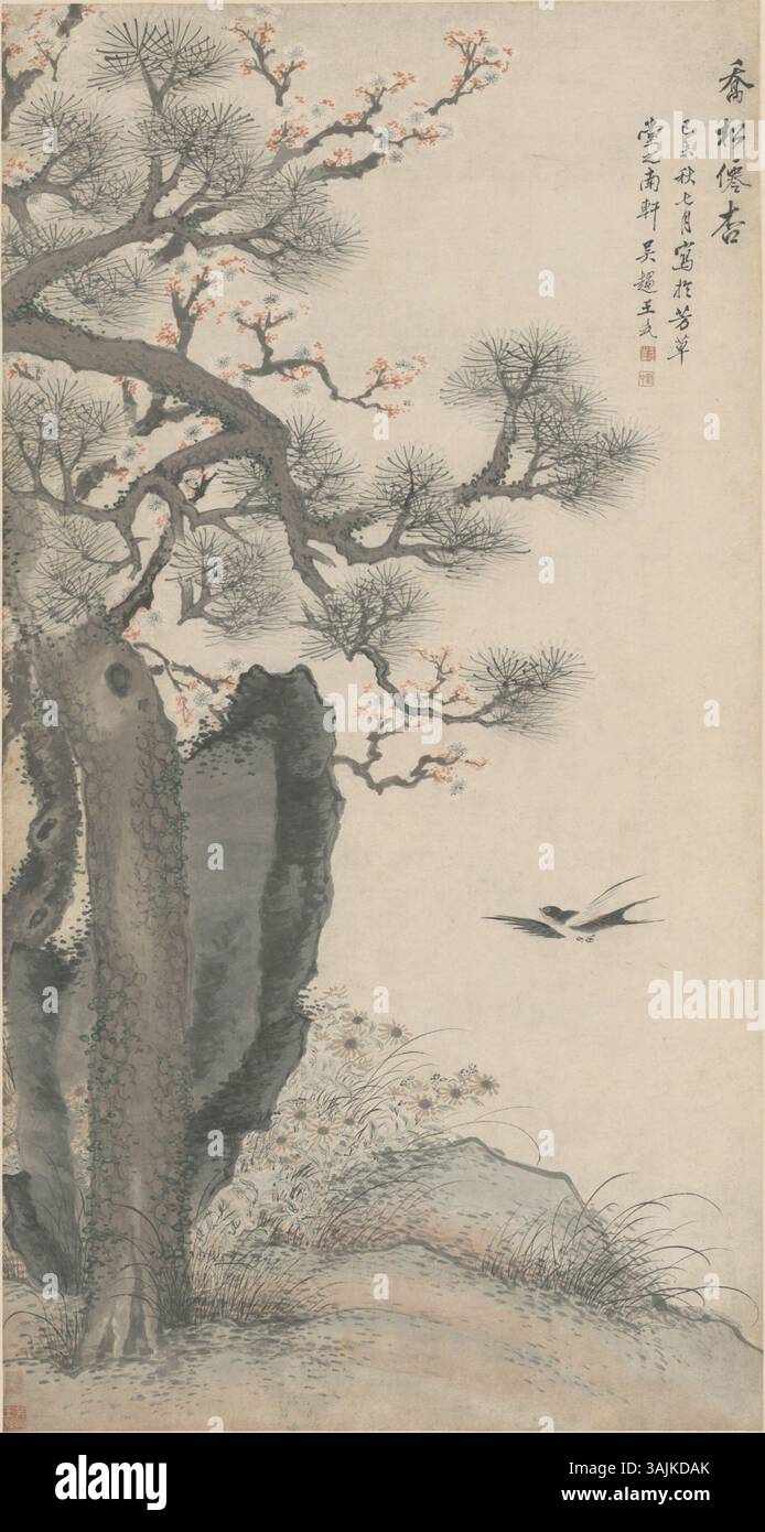 This traditional Chinese painting from the Palace Museum highlights the ...