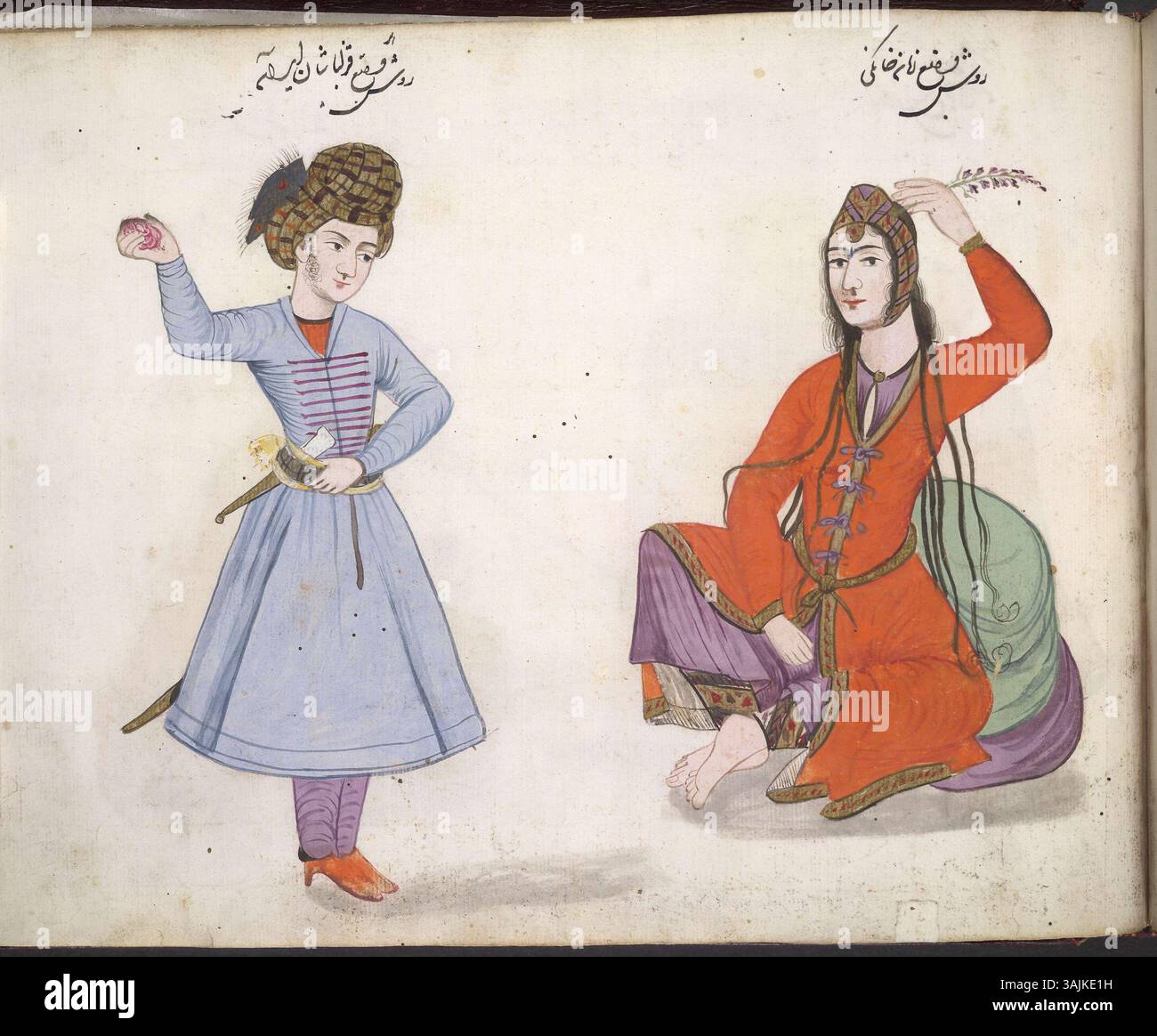 This portrait from the 1684-1685 period by Janí features a Persian ...