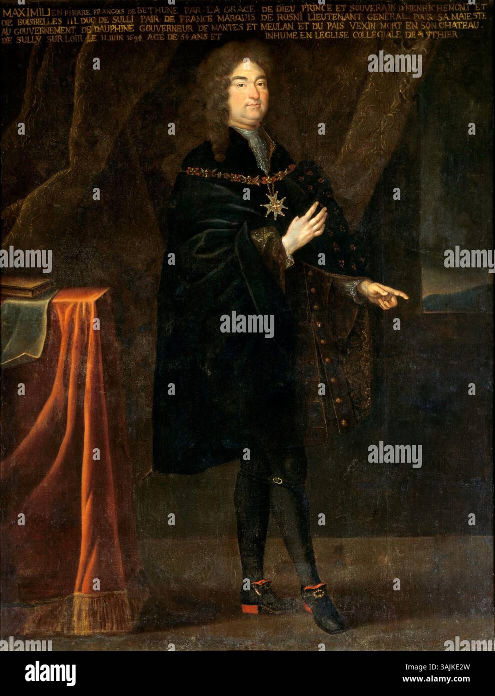 This 18th-century portrait of Maximilien-Pierre-François de Béthune ...