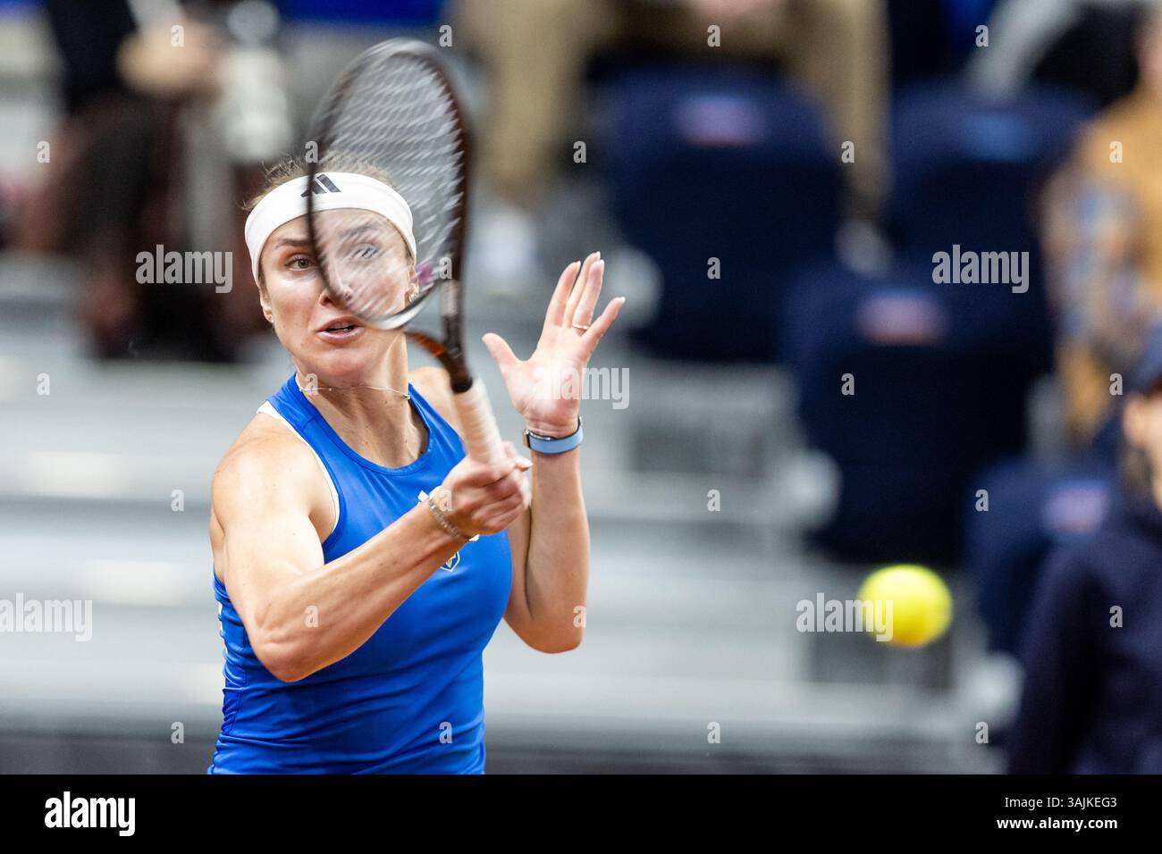 Radom Sports Center, Radom, Poland. 11th Apr, 2025. Billie Jean King ...