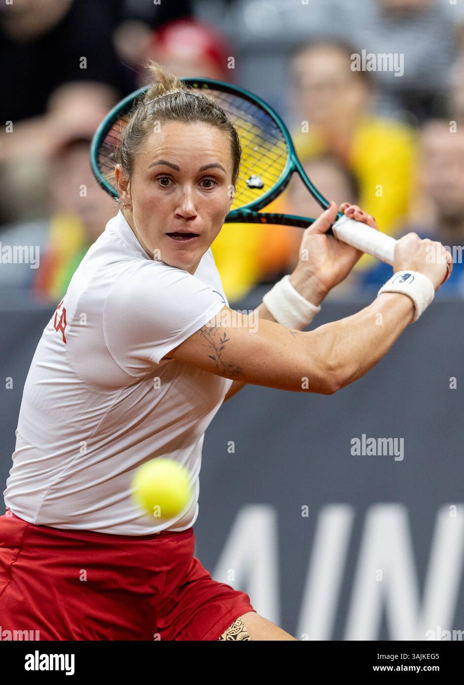 Radom Sports Center, Radom, Poland. 11th Apr, 2025. Billie Jean King ...