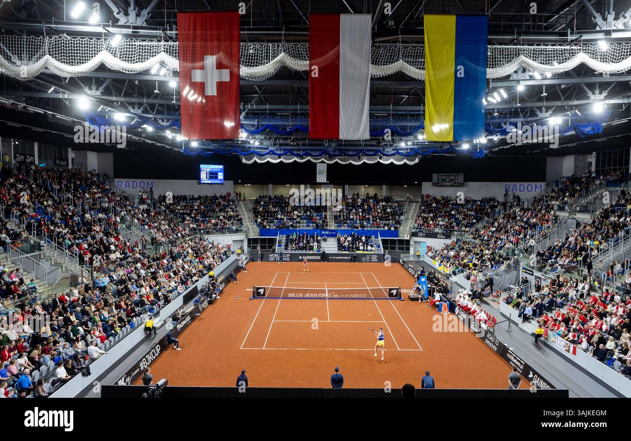 11th April 2025; Radom Sports Center, Radom, Poland; Billie Jean King ...