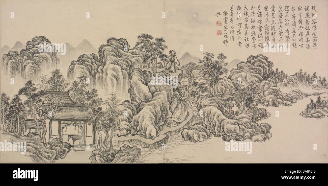 This painting by Dong Bangda, an influential Chinese artist from the ...