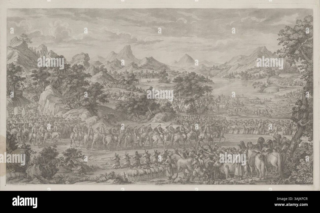 A Chinese print in The Palace Museum collection, demonstrating ...