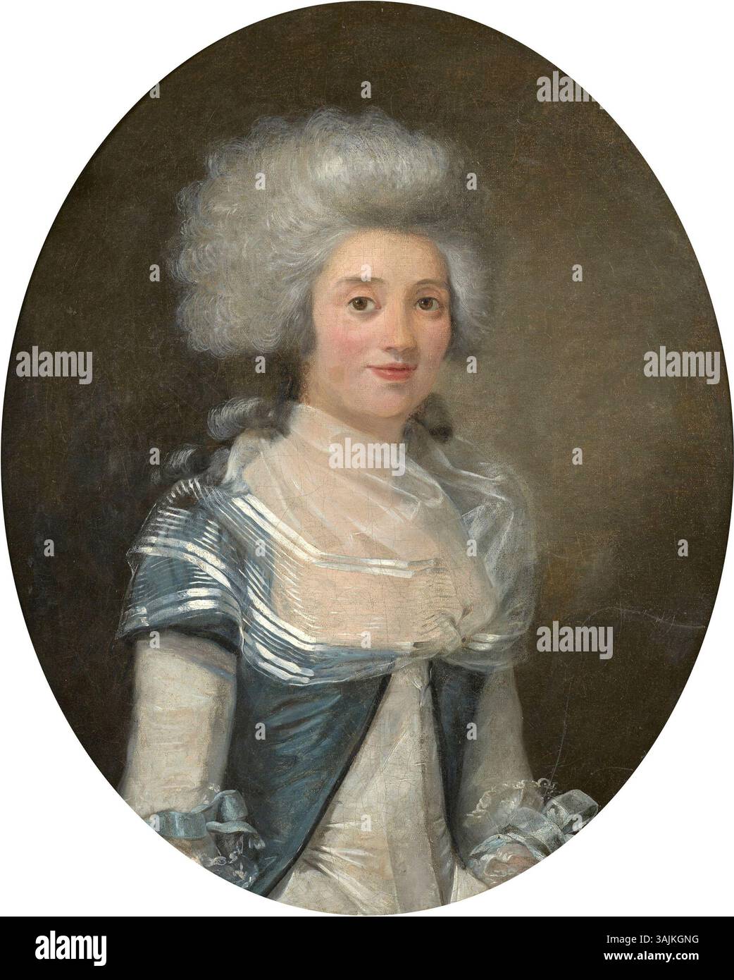 This 18th-century French portrait, by Johann Ernst Heinsius, portrays a ...